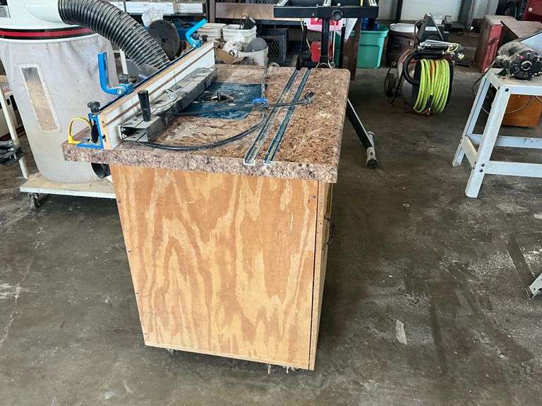 Large Router with Cabinet - Hamilton-Maring Auction Group