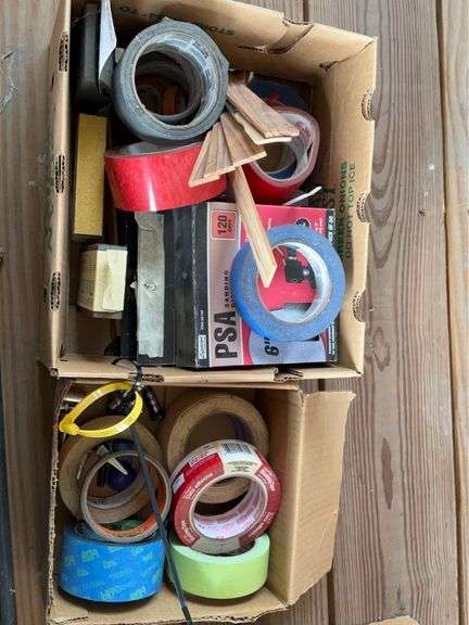Two boxes of tape - Hamilton-Maring Auction Group