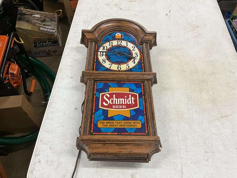 Schmidt Plastic Clock Hanging Clock, 23" x 12", No - Hamilton-Maring ...