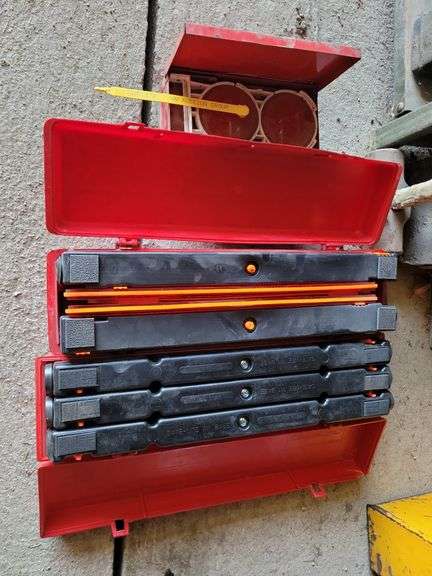 Three DOT Safety Kits and steel tool box, smv sign - Hamilton-Maring ...