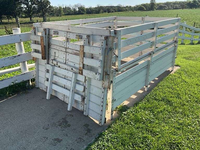Combination grain and stock rack 96” x 67” - Hamilton-Maring Auction Group