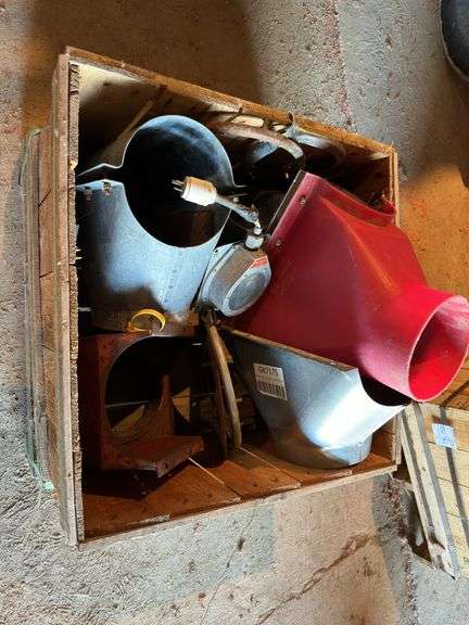 Assorted auger and grain bin spouts and fittings - Hamilton-Maring ...