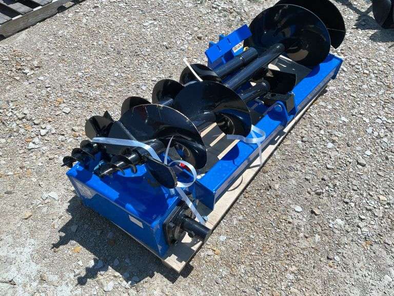 2024 GIYI Skid Steer Loader Auger & Extra Rod - 8in auger, with 12in ...