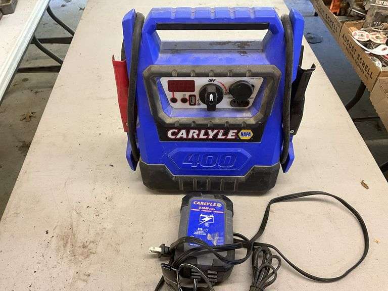 Carlyle 400 Jump Starter, Carlyle 2 amp Battery Charger - Hamilton ...