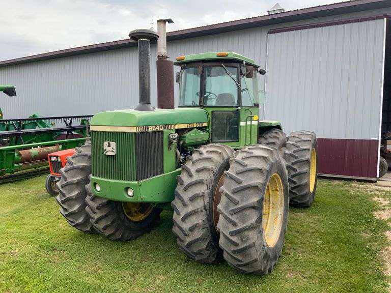 John Deere 8630 4WD showing 7624 hours 3 point 3 r - Hamilton-Maring ...