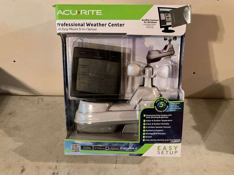 Acu-Rite Professional Weather Center, NIB - Hamilton-Maring Auction Group