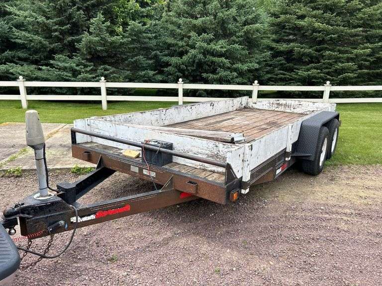1997 D&K Trailers 7x16 open car trailer - title - Hamilton-Maring ...