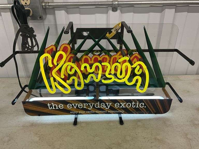 Kahlua Lighted Neon Sign, Works, 20" x 12" - Hamilton-Maring Auction Group