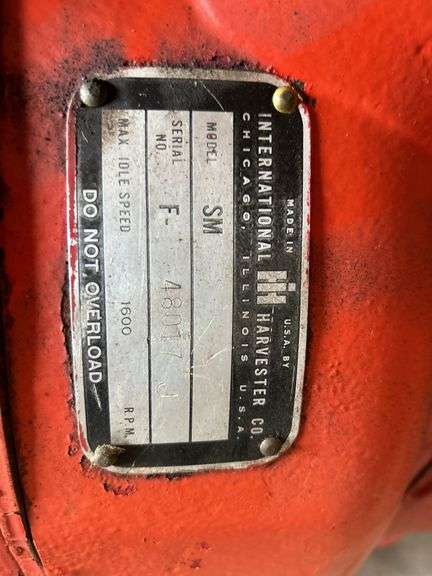 Farmall Super M 13.6-38 rear tires, serial: F48017, year: 1953 ...