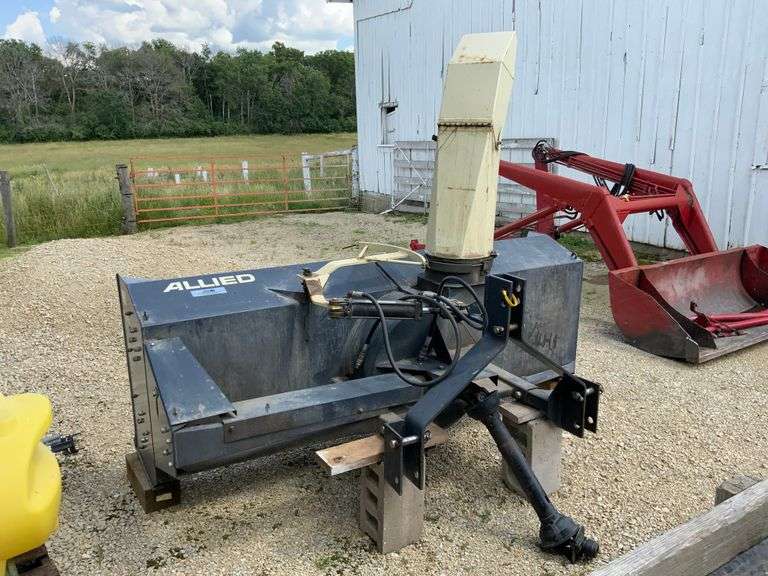 Allied 96’’ Snowblower, 540 pto, Dual Stage - Hamilton-Maring Auction Group