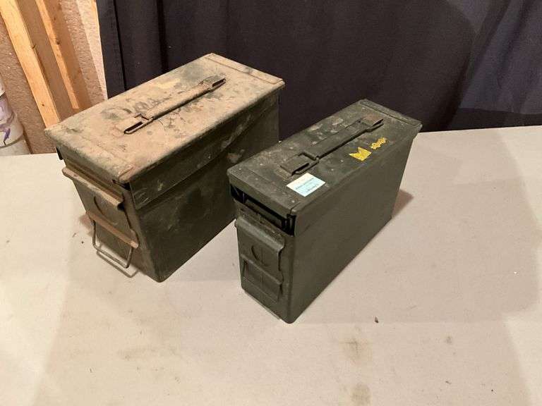 (2) Artillery Boxes - Hamilton-Maring Auction Group