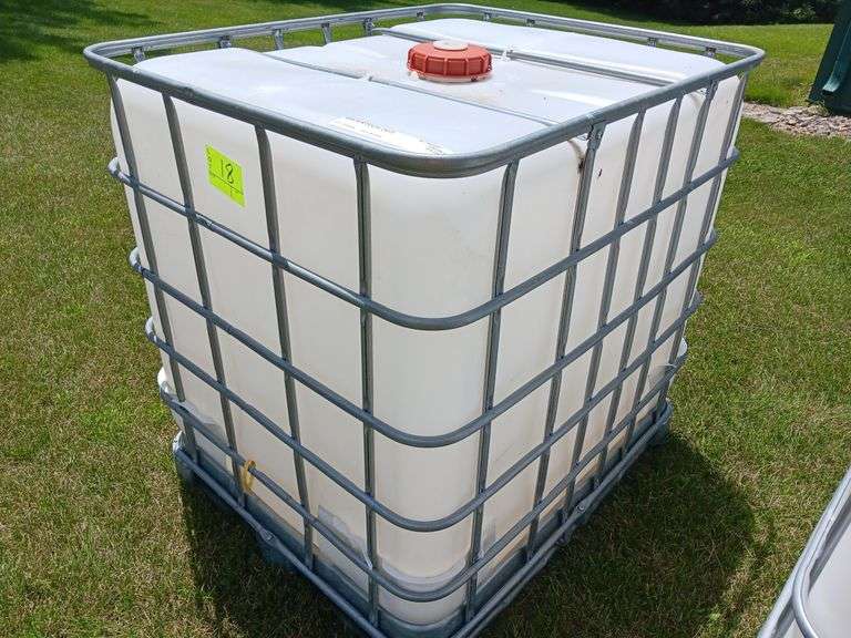 250 Gallon Poly Cage Tote - Hamilton-Maring Auction Group
