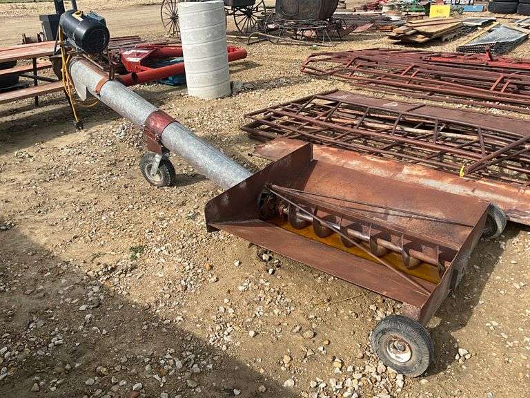 8" jump hopper auger - Hamilton-Maring Auction Group