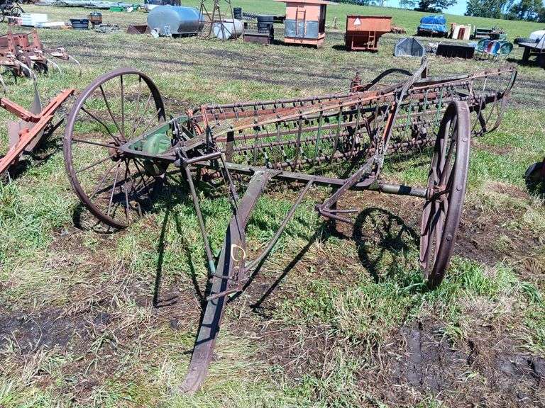 Case Steel Wheel Hay Rake - Hamilton-Maring Auction Group