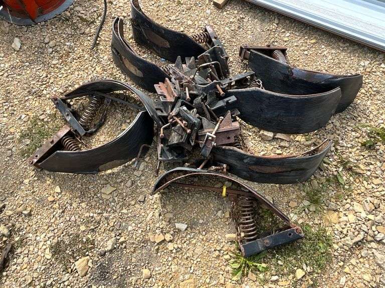 (8) JD stalk stompers w/brackets - Hamilton-Maring Auction Group
