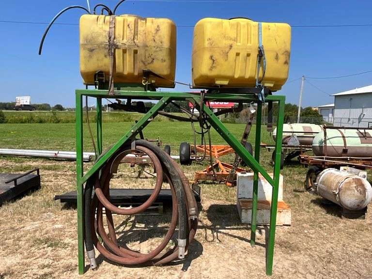 Overhead bulk oil containment stand with tanks & h - Hamilton-Maring ...