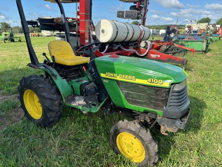 John Deere 4100 Compact Tractor, MFWD, 3135 Hours, - Hamilton-Maring ...