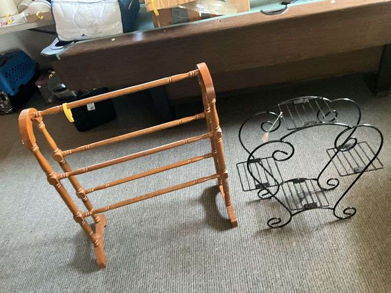 Plant stand, quilt rack - Hamilton-Maring Auction Group