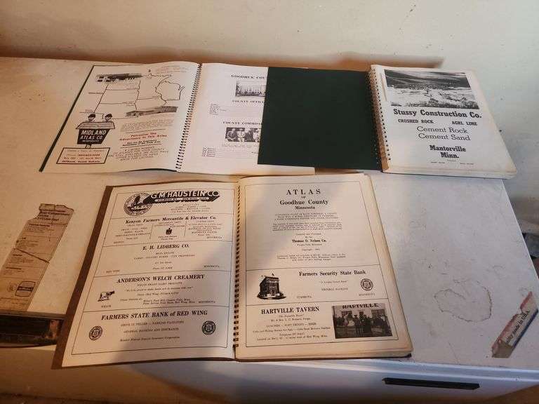 Assorted Goodhue County Atlas Books - Hamilton-Maring Auction Group