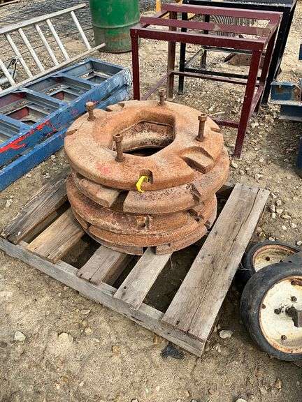 (6) IH Rear wheel weights - Hamilton-Maring Auction Group