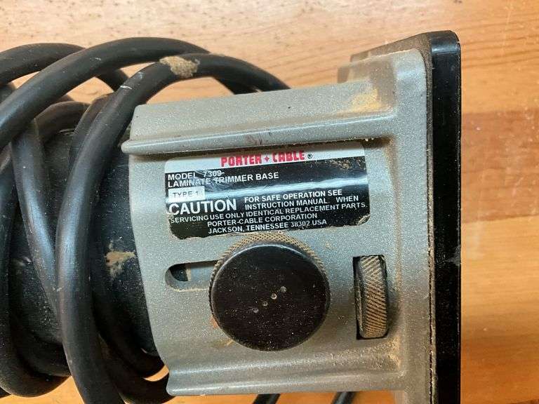 Porter Cable Model 7309 Laminate Trimmer, Corded, - Hamilton-Maring ...