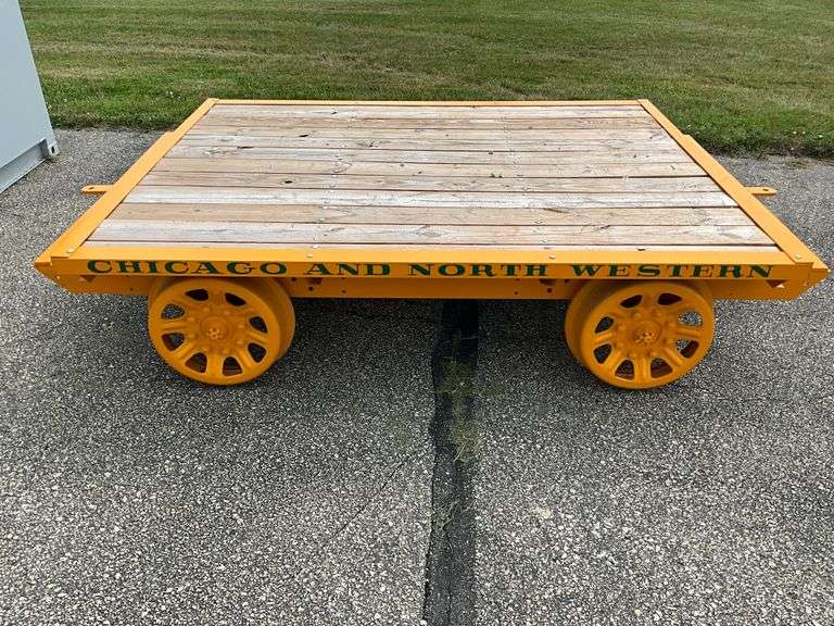Chicago & Northwestern Railroad cart - Hamilton-Maring Auction Group