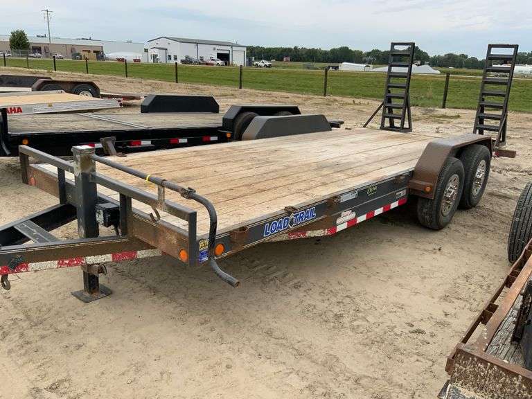 ***2013 Load trail 20ft trailer w/rear ramp; 7000# - Hamilton-Maring ...