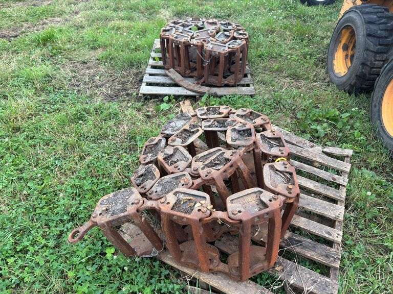 Grouser Steel Skid Loader Tracks, 10" Wide Tires - Hamilton-Maring ...