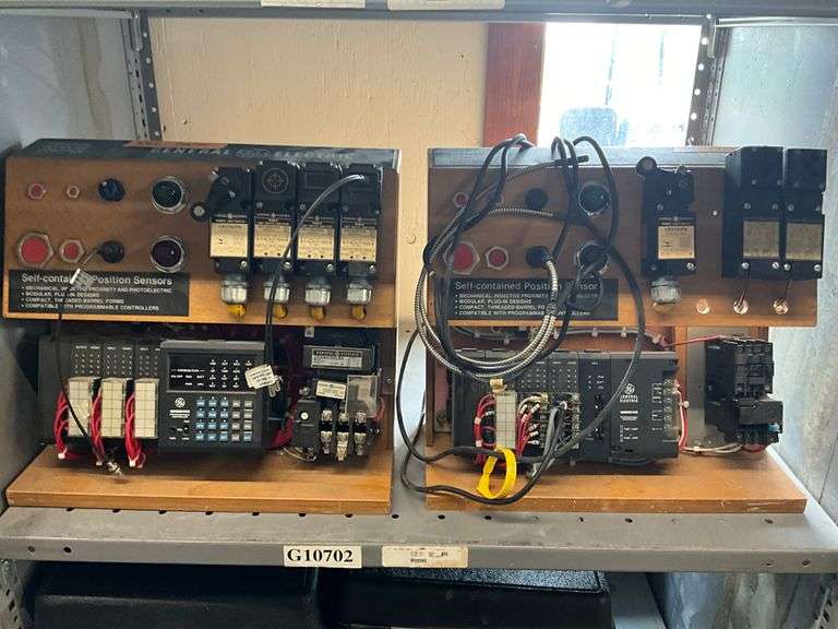 (2) general electric general purpose control PLC T - Hamilton-Maring ...