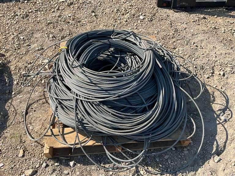Pallet 10 rolls, 230' each - Galvanized cable, 3/ - Hamilton-Maring ...