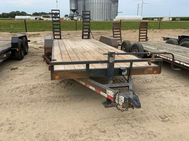 ***2013 Load trail 20ft trailer w/rear ramp; 7000# - Hamilton-Maring ...