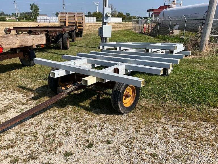 partial flatbed wagon & frame - Hamilton-Maring Auction Group