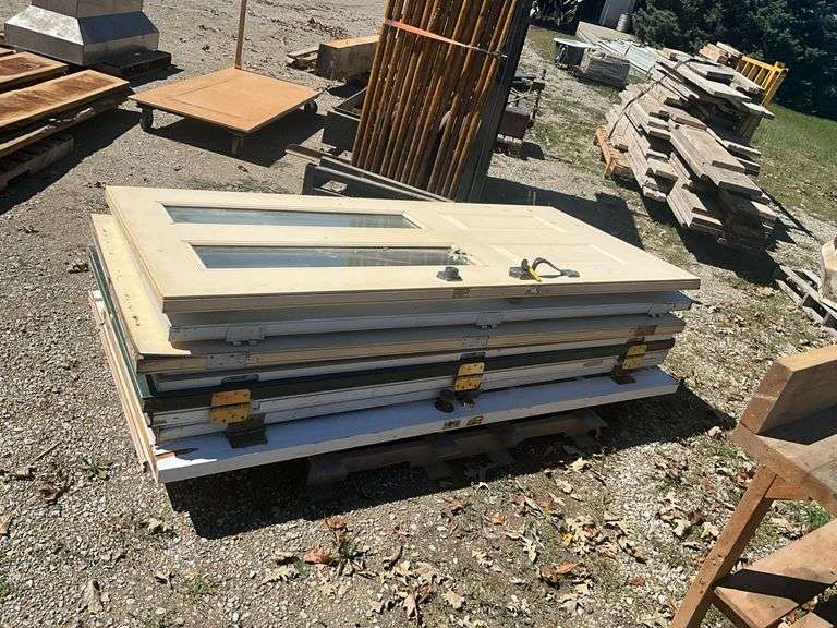 (9) used exterior doors - Hamilton-Maring Auction Group