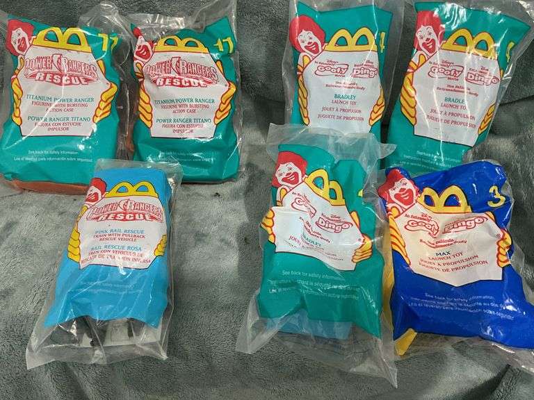 McDonald Toy NIB, Goofy Movie, Power Rangers Rescu - Hamilton-Maring ...