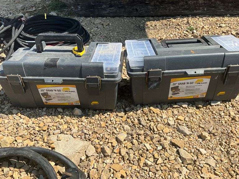 (2) tool boxes with misc tools - Hamilton-Maring Auction Group