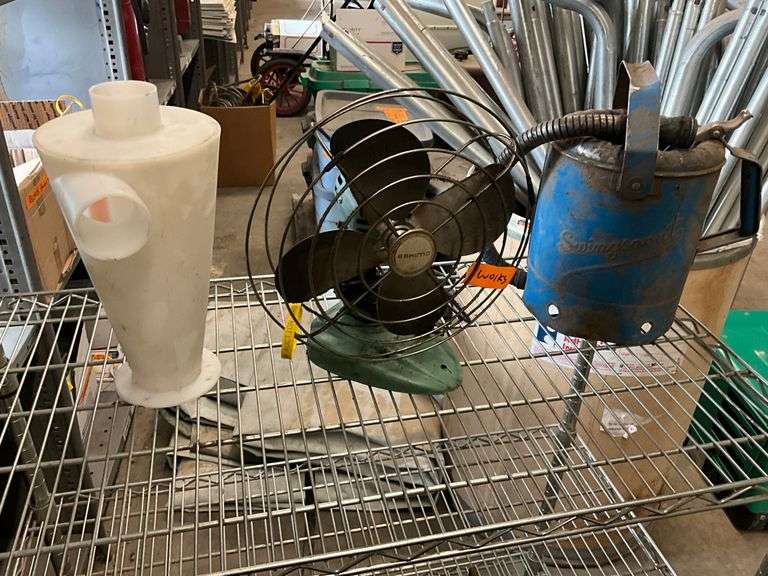 metal fan, plastic cyclone, metal liquid container - Hamilton-Maring ...