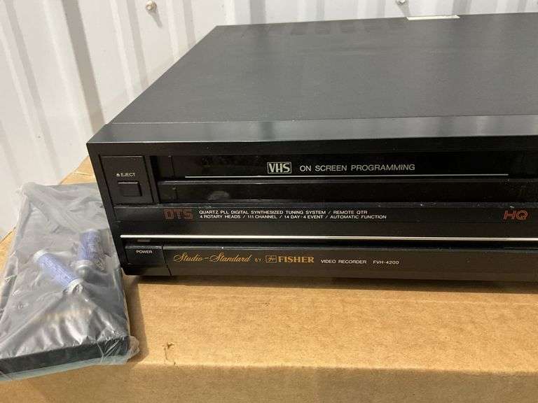 Fischer VHS Studio Standard with remote - Hamilton-Maring Auction Group