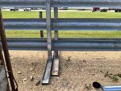 (2) 26ft free standing guard rail cattle gates - Hamilton-Maring ...