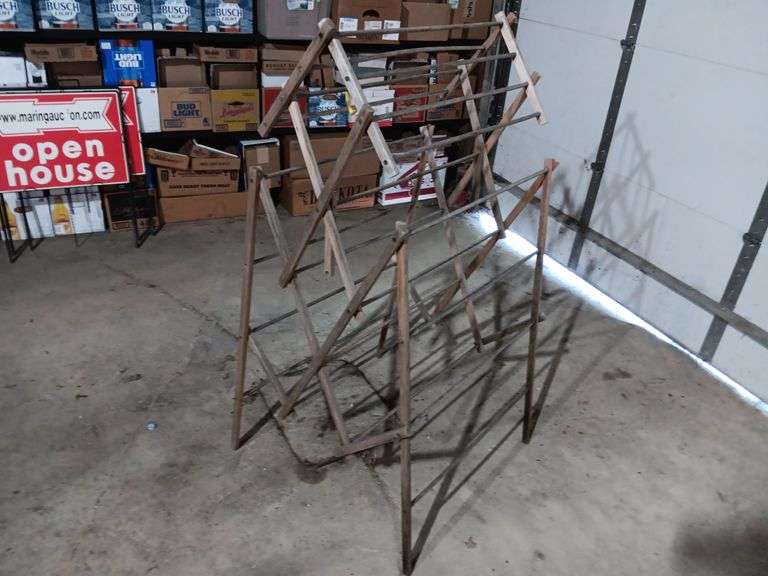 Wooden Folding Drying Rack - Hamilton-Maring Auction Group