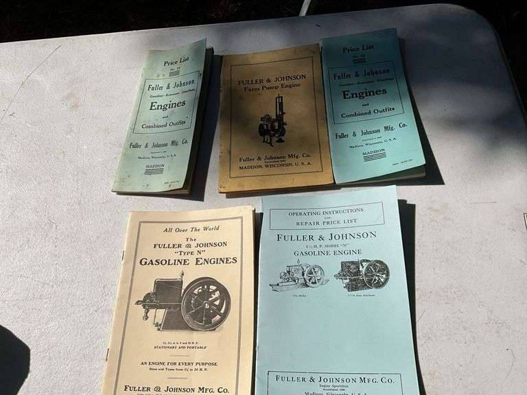 Fuller and Johnson hit and miss engine brochures - Hamilton-Maring ...