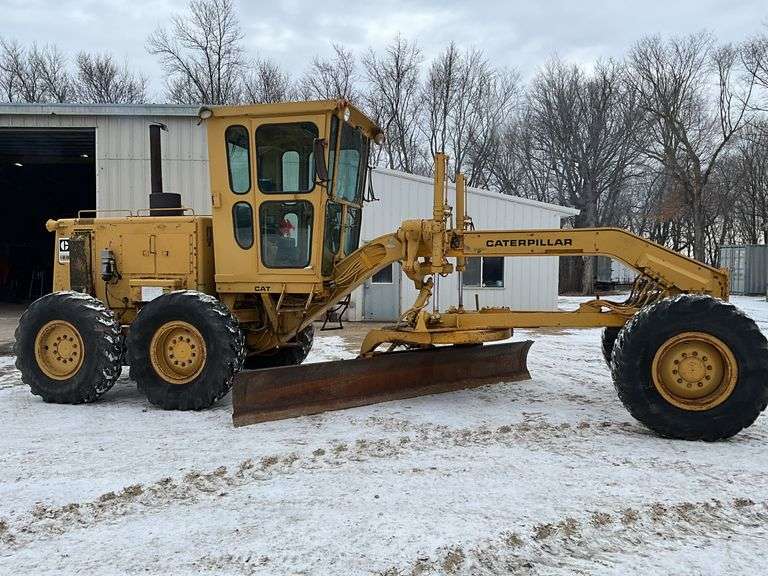 1976 Cat 12G 61M Motor Grader, 14’ Blade, 5613 Hou - Hamilton-Maring ...