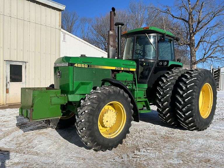 One Owner1984 John Deere 4850 MFWD Tractor, 20.8x3 - Hamilton-Maring ...