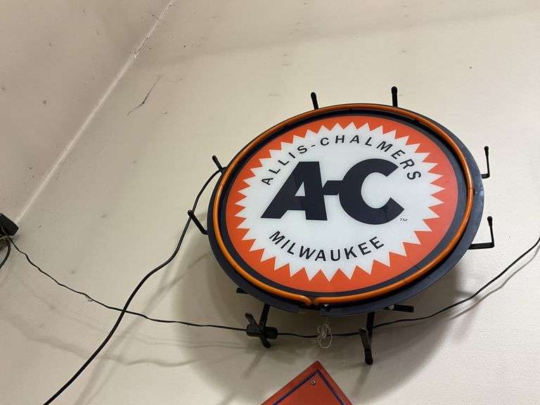 Allis-Chalmers Neon Lighted Sign - Hamilton-Maring Auction Group