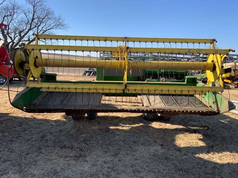 John Deere 800 Swather, with head - Hamilton-Maring Auction Group