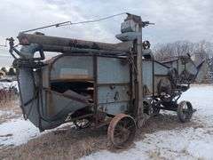 Belle City Hart Threshing Machine on Steel, SN: H4 - Hamilton-Maring ...