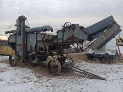 Belle City Hart Threshing Machine on Steel, SN: H4 - Hamilton-Maring ...