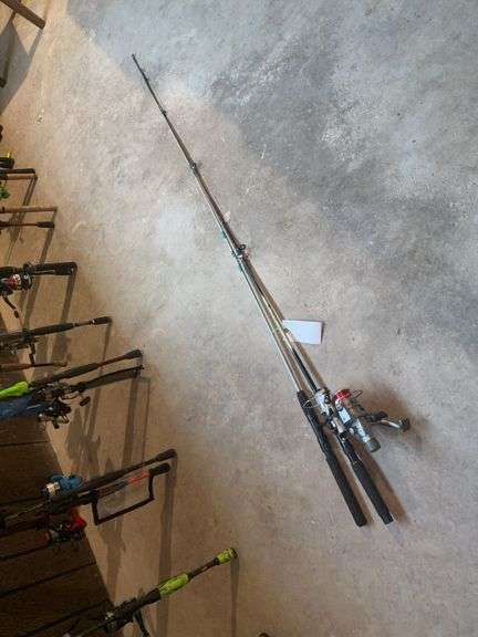 Ryobi Fintek Silver Stick 6’ 8-20lb Fishing Rod with Mitchel 300EX Reel ...