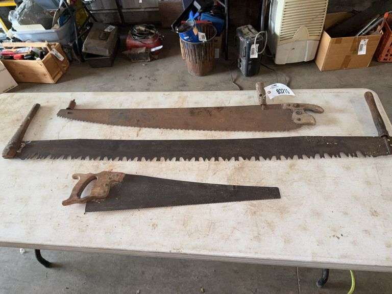 (2) Crosscut Saws, Hand Saw - Hamilton-Maring Auction Group