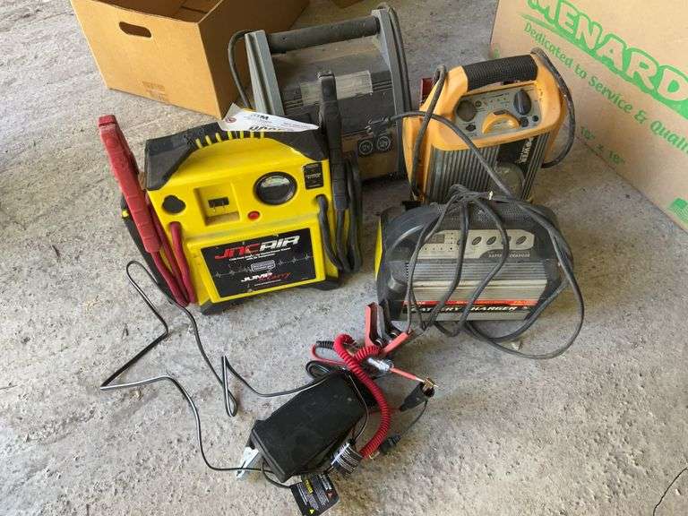 (4) Battery Chargers - Hamilton-Maring Auction Group