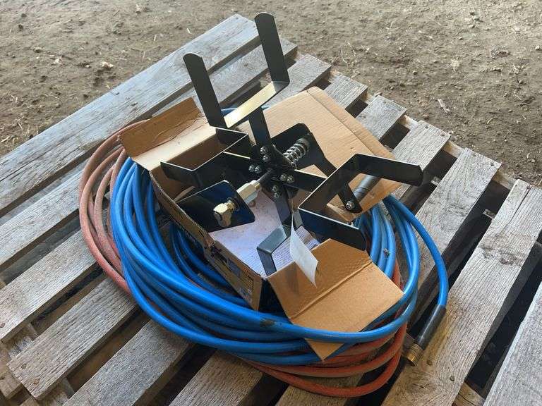 (2) Air Hoses, Air Hose Reel - Hamilton-Maring Auction Group